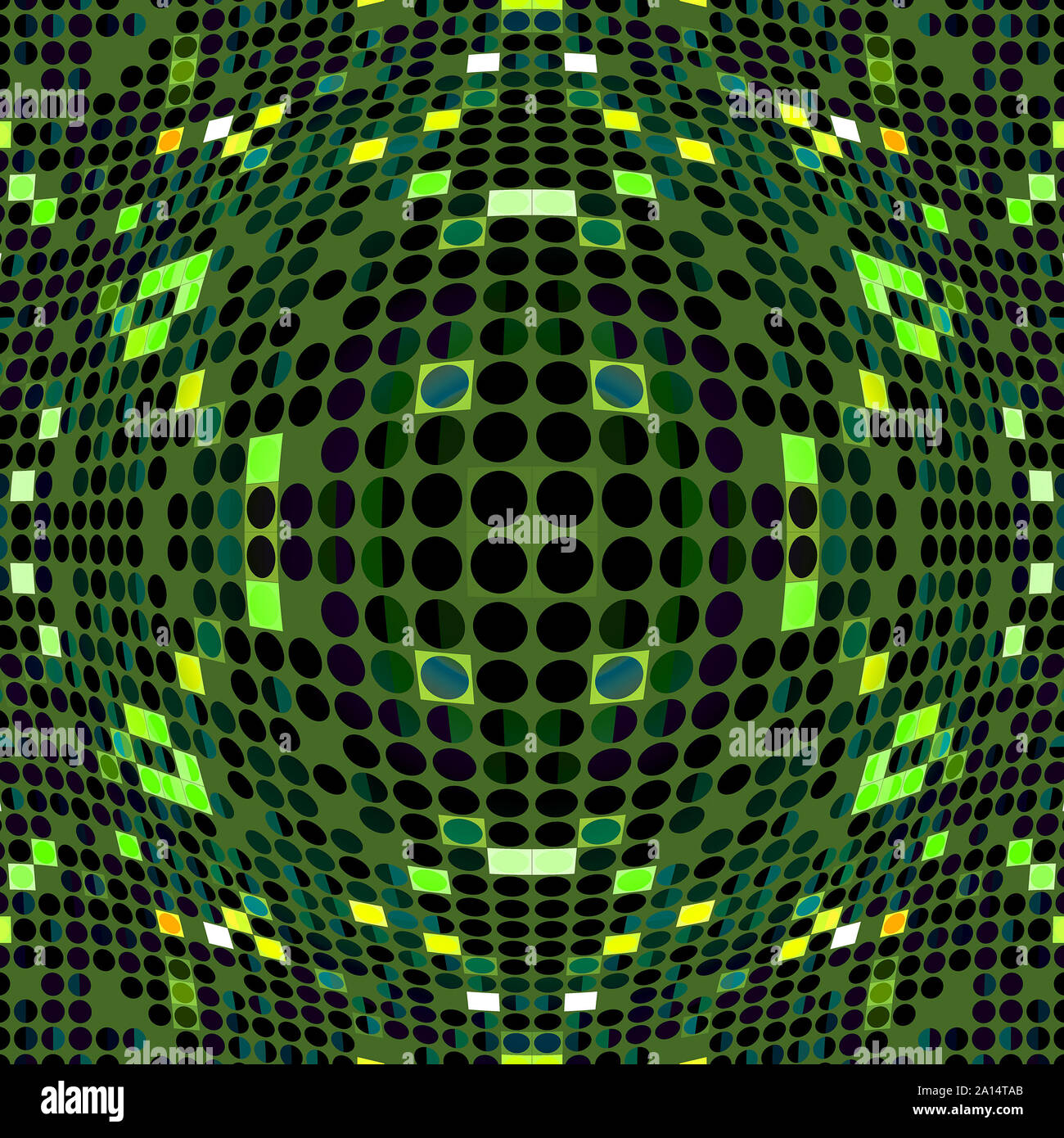 Abstract colorful distorted dotted, circular texture background Stock ...