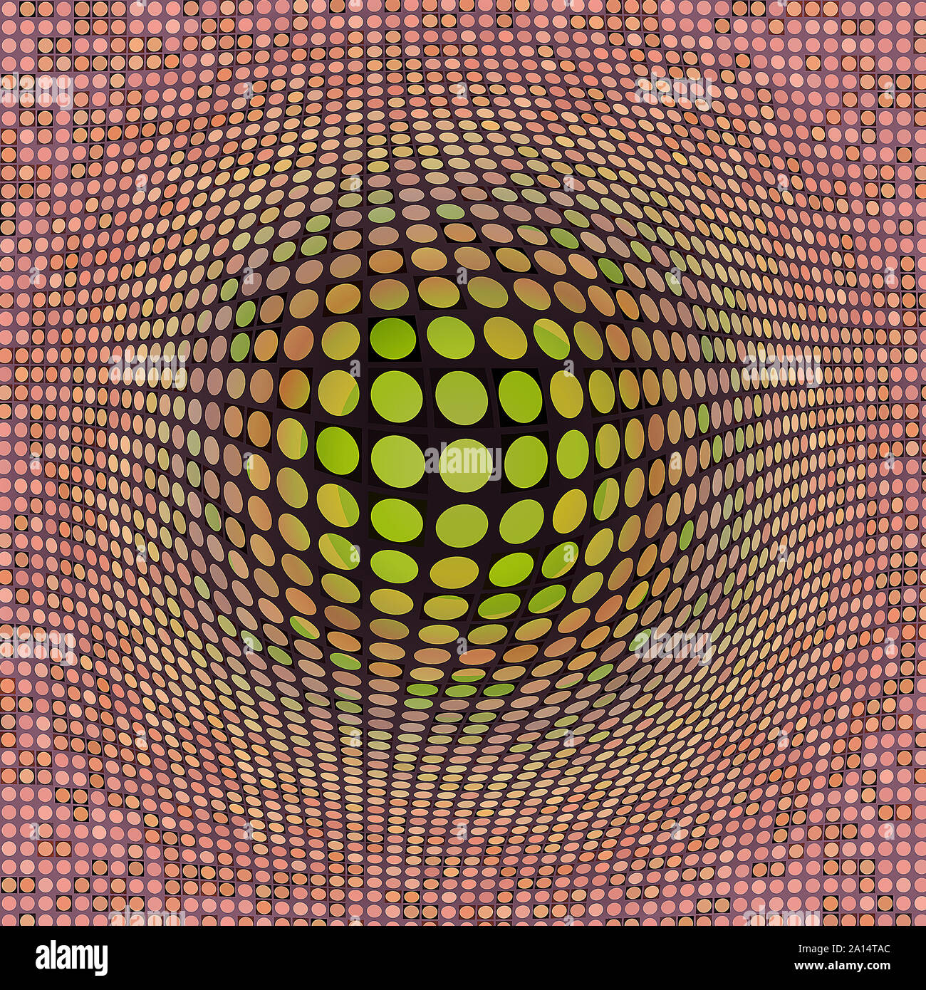 Abstract colorful distorted dotted, circular texture background Stock ...