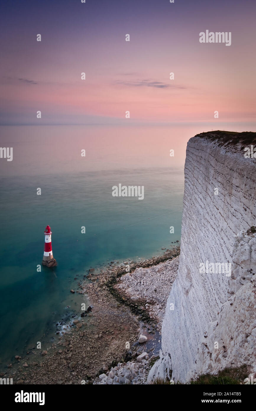 Sunset at beachy head, sussex hi-res stock photography and images - Alamy