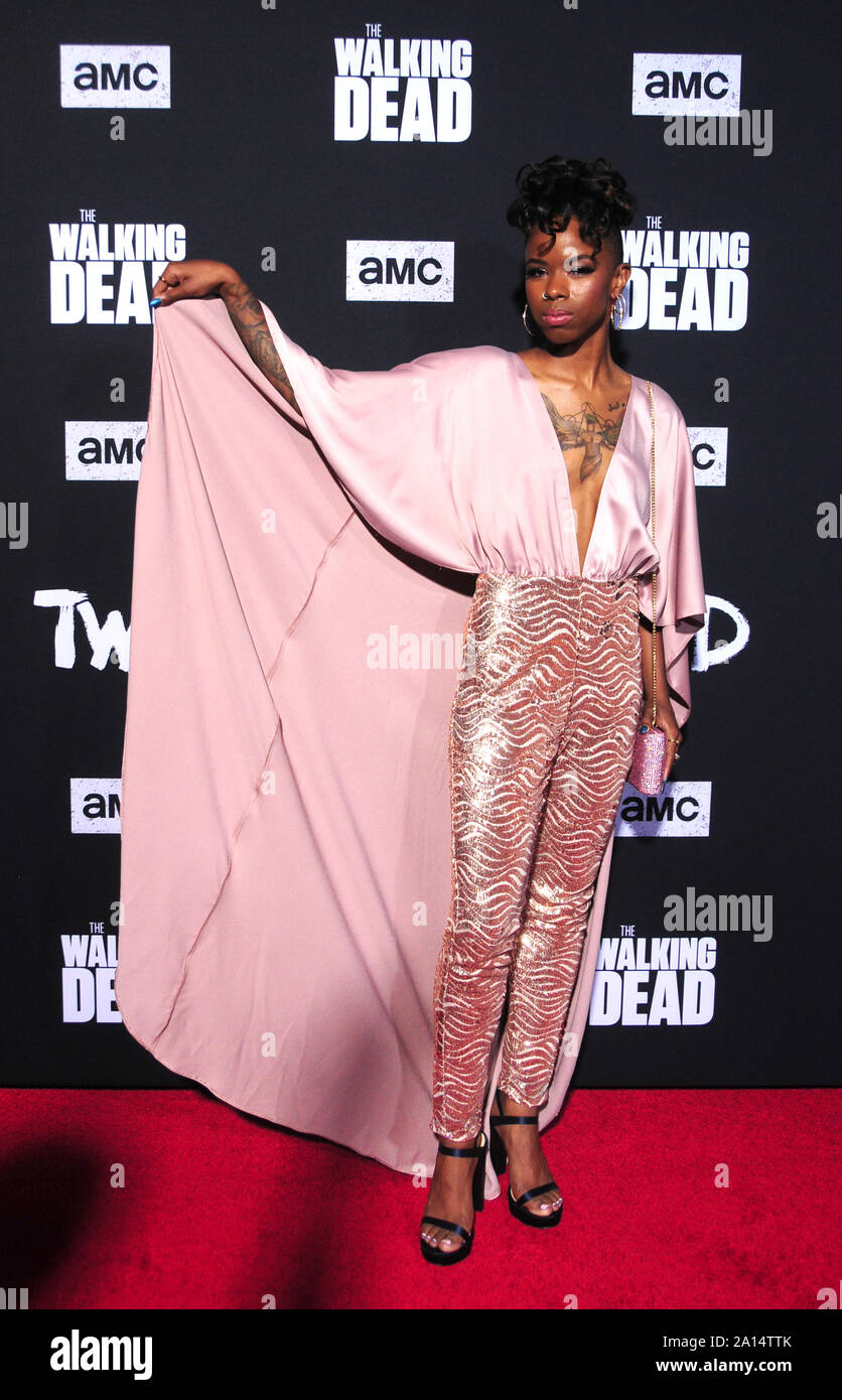 Hollywood, California, USA 23rd September 2019 Actress Angel Theory ...