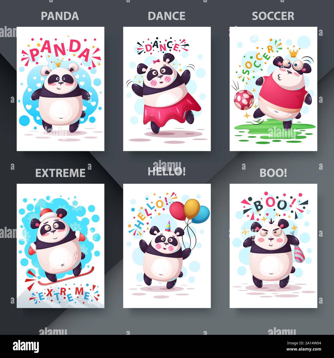 Set cartoon animals. Illustration for your idea Stock Vector Image ...