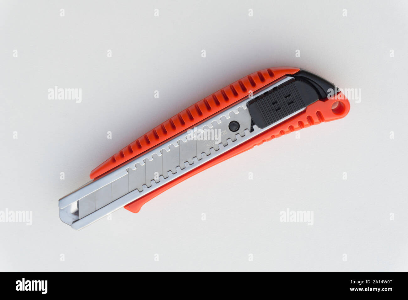 A red cutter isolated on white background Stock Photo - Alamy