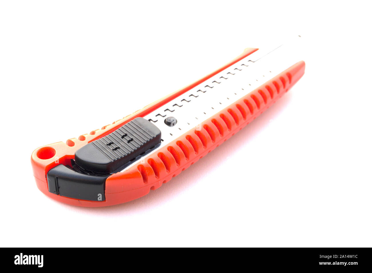 A red cutter isolated on white background Stock Photo - Alamy