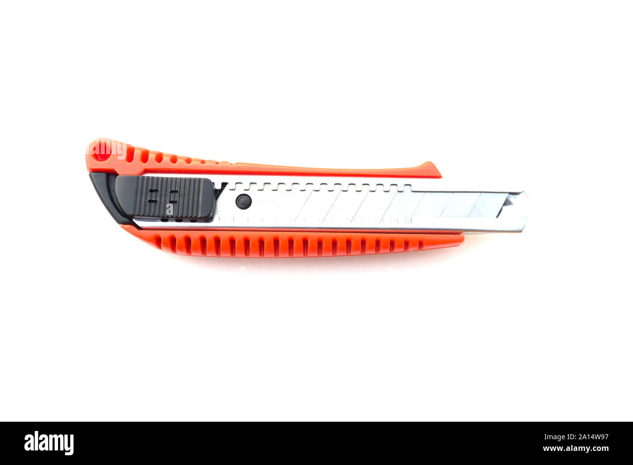 A red cutter isolated on white background Stock Photo - Alamy