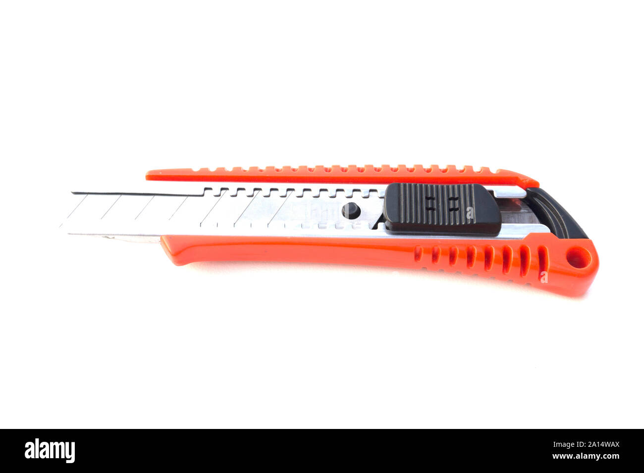 A red cutter isolated on white background Stock Photo - Alamy