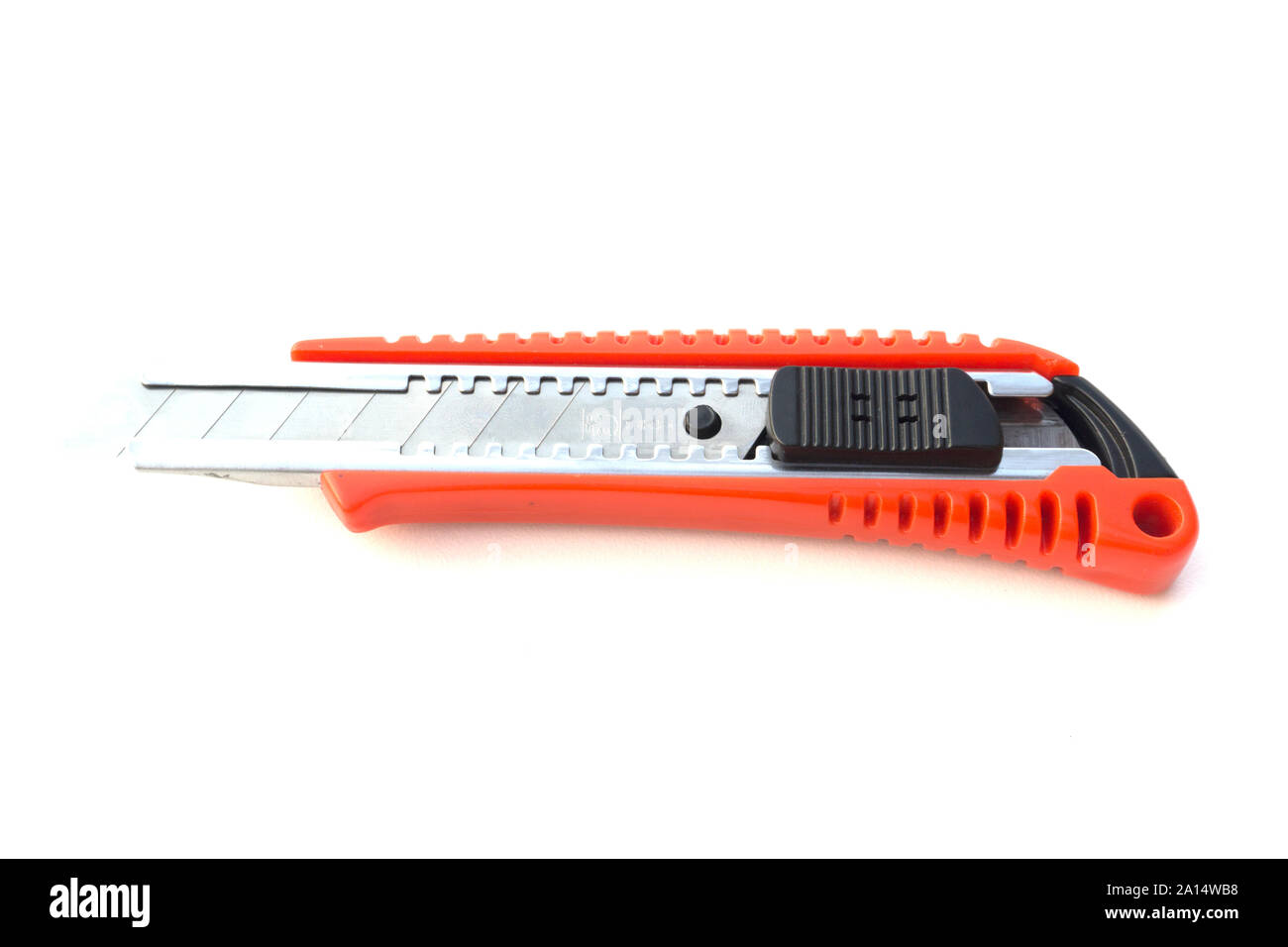 A red cutter isolated on white background Stock Photo - Alamy