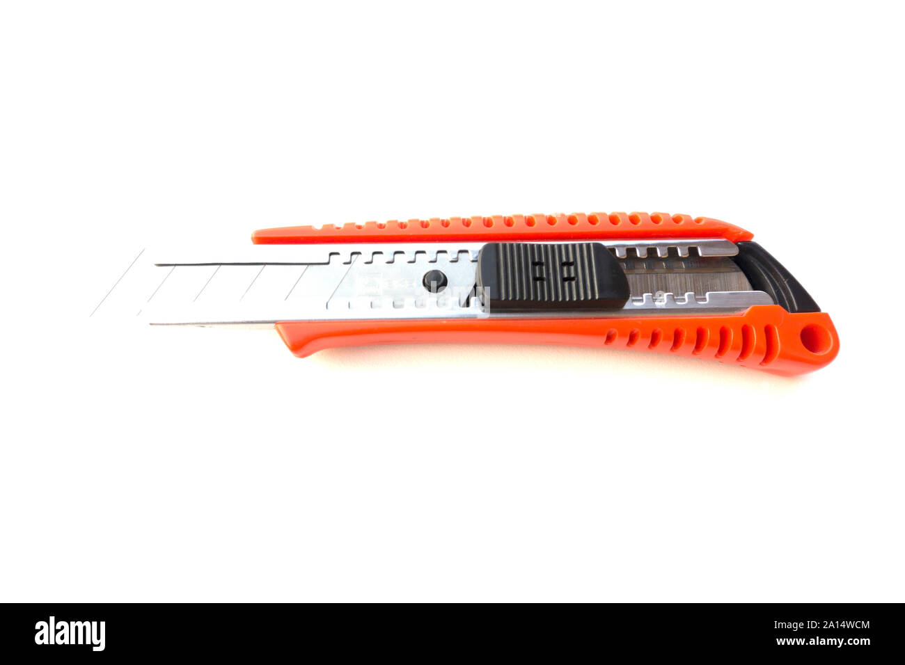 A red cutter isolated on white background Stock Photo - Alamy