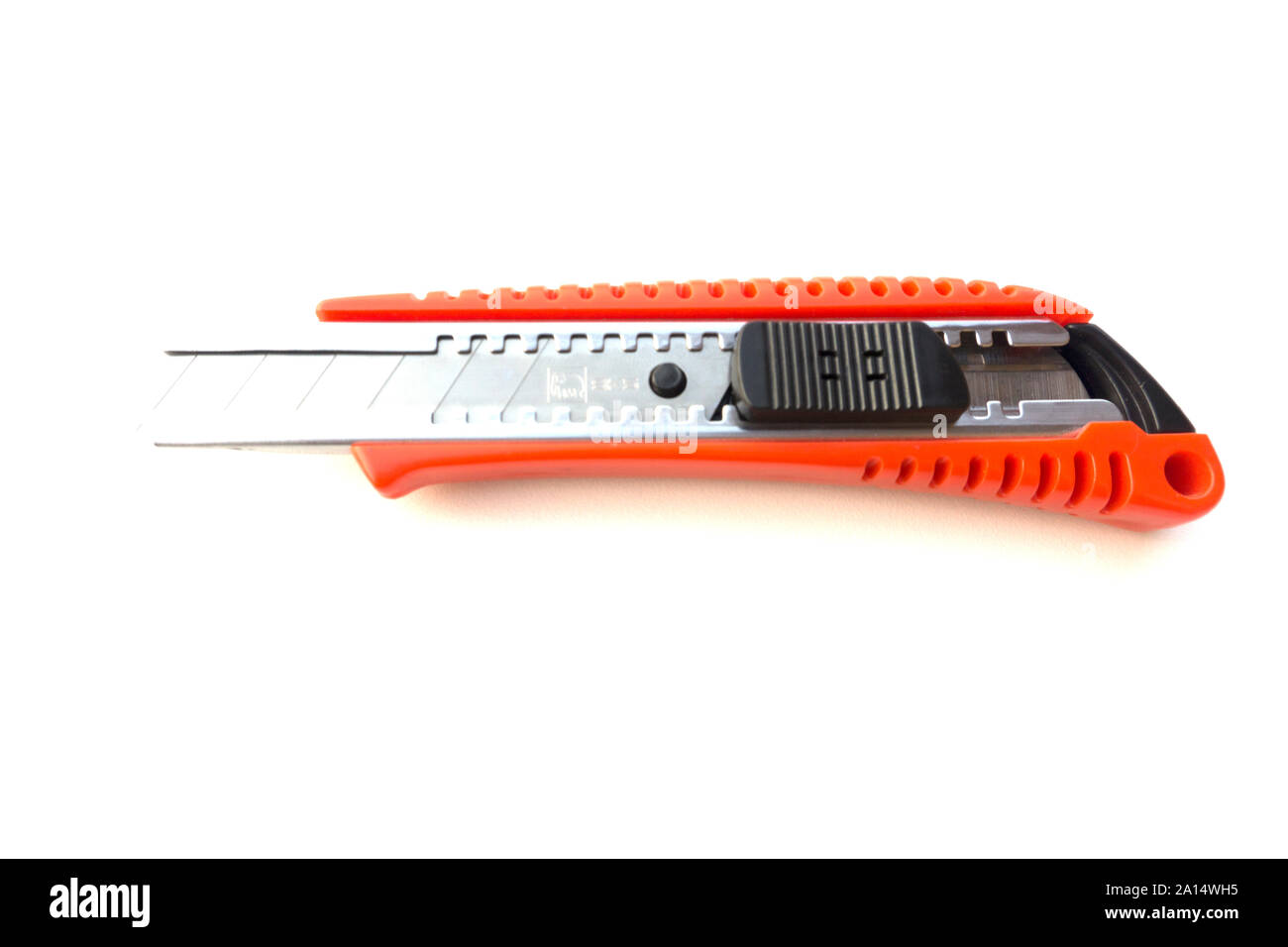 A red cutter isolated on white background Stock Photo - Alamy