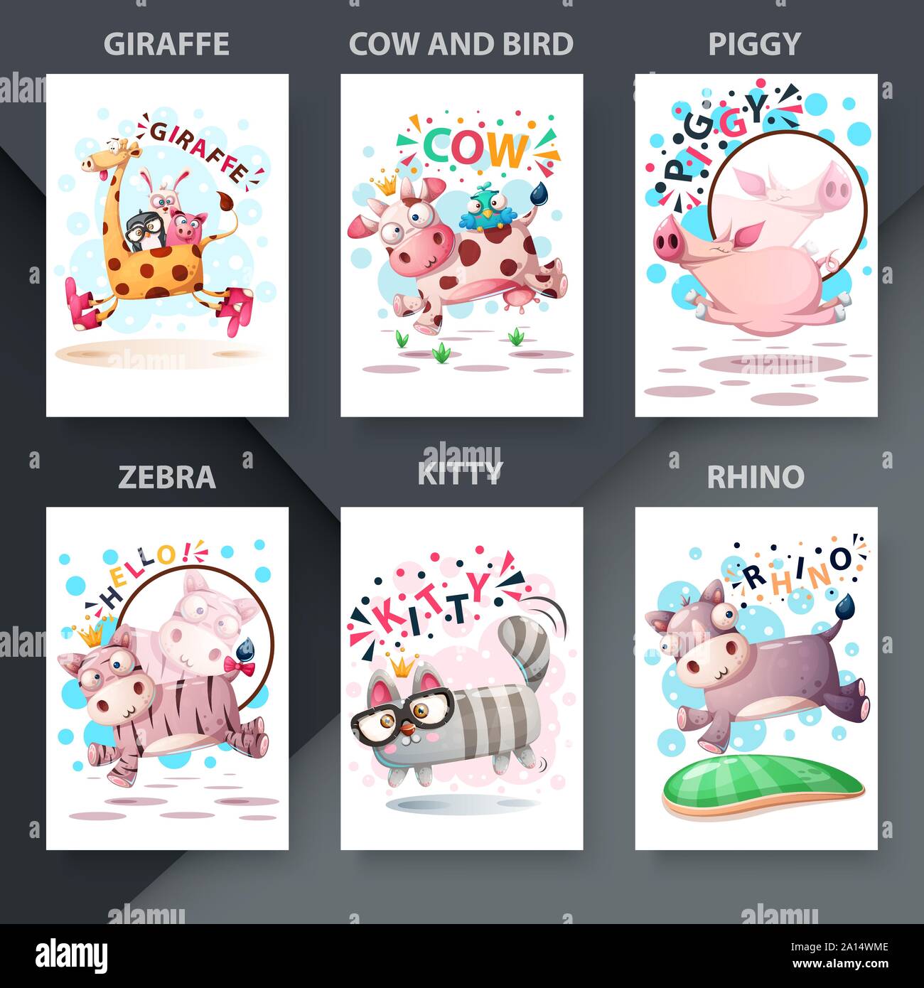 Giraffe jump Stock Vector Images - Alamy