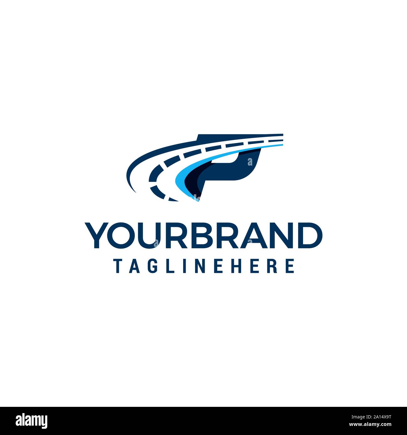 P transport logo Stock Vector Images - Alamy