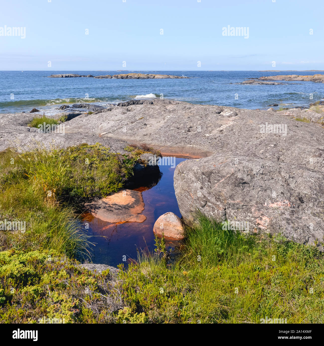 Sea landscape of baltic sea.Finnish archipelago Stock Photo - Alamy