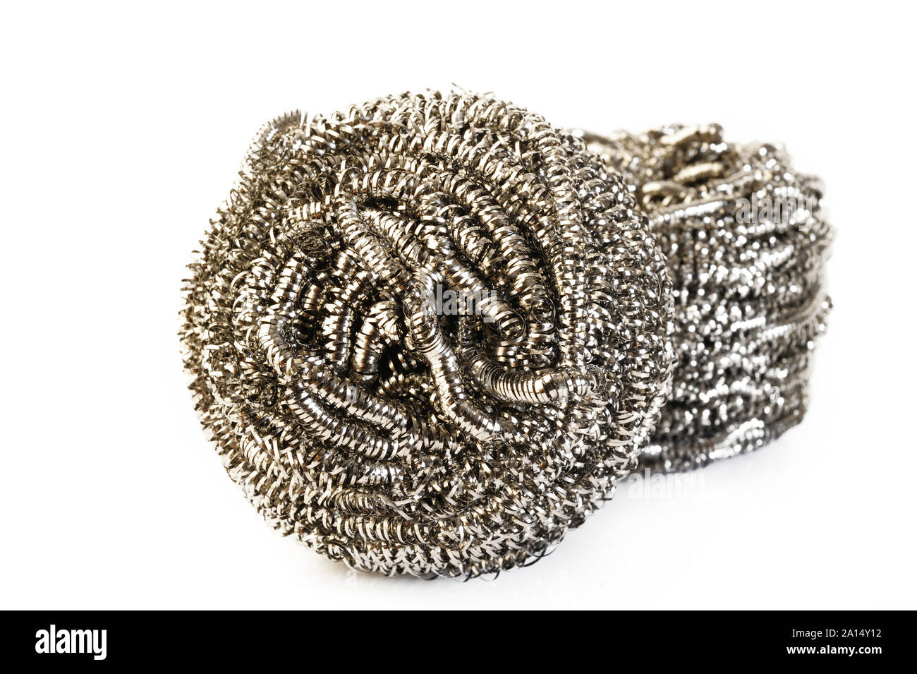 stainless steel scourer Stock Photo - Alamy