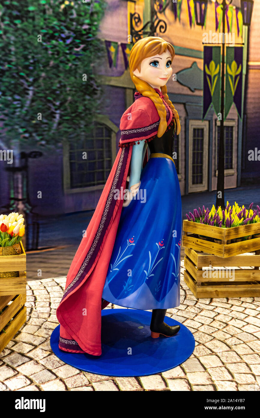 Disney Frozen display in mainland China Stock Photo - Alamy