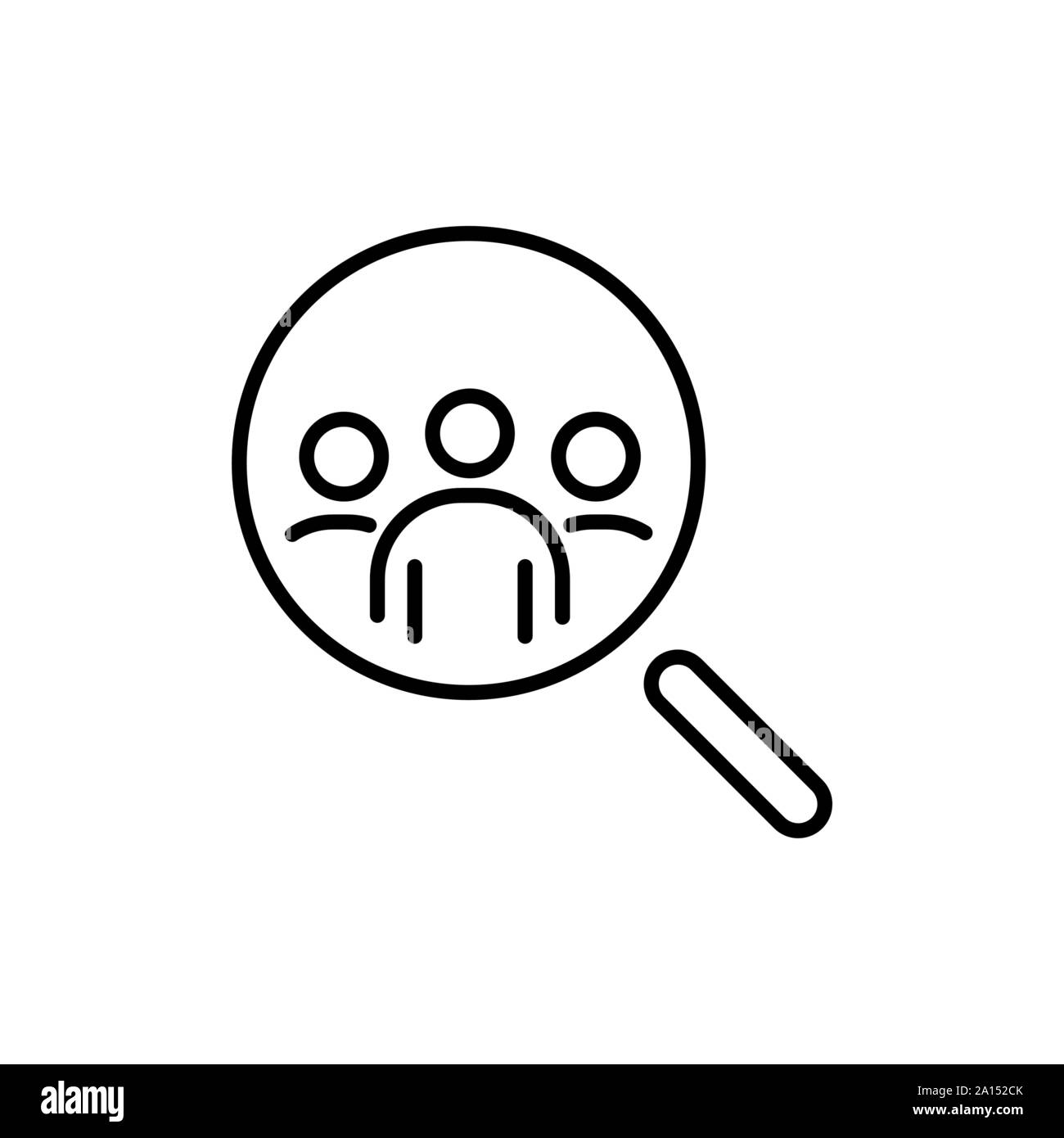 Employee icon. Recruitment sign. Headhunting. We are hiring symbol ...