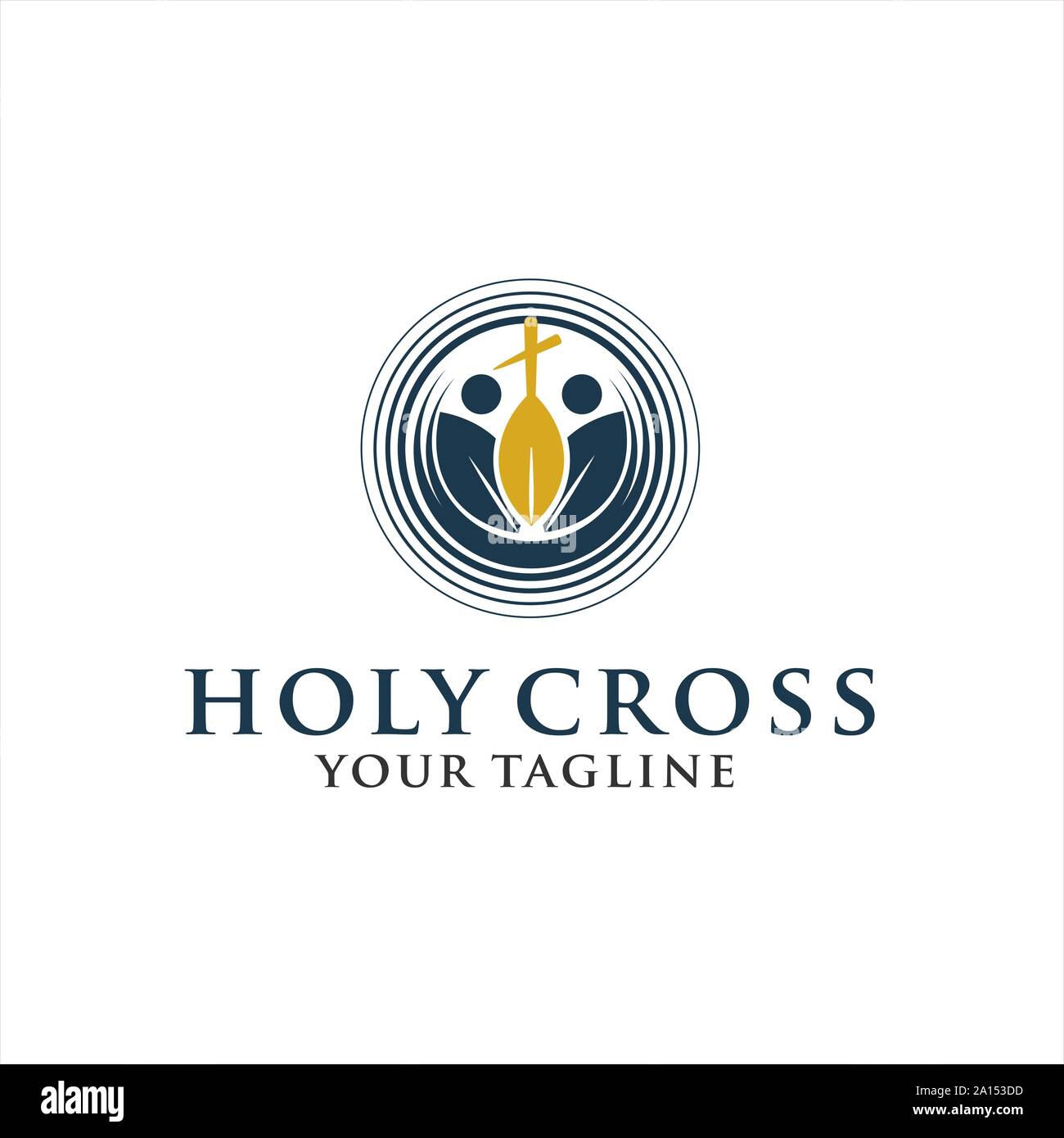 Circle Human abstract With the cross Stock Vector Image & Art - Alamy