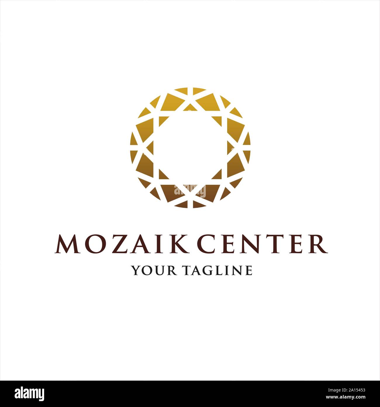 Center circle mosaic Stock Vector Image & Art - Alamy