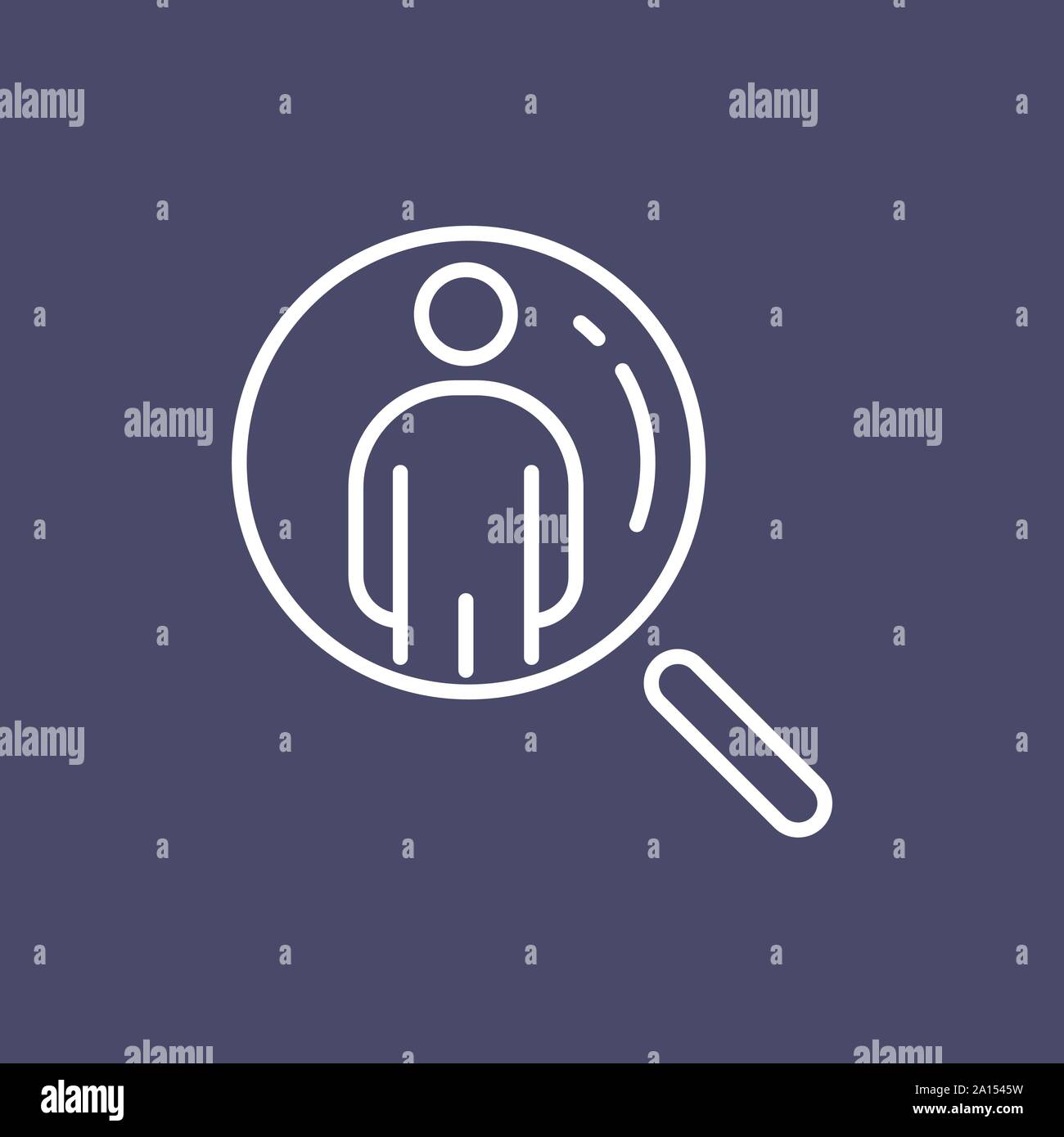Employee icon. Recruitment sign. Headhunting. We are hiring symbol ...