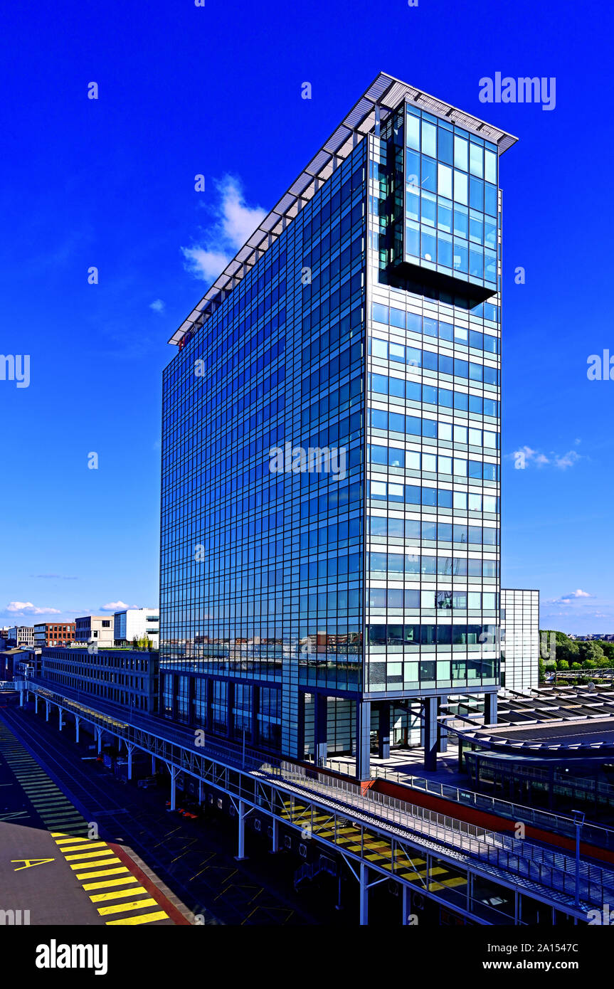 Amsterdam Netherlands ship cruise terminal area glass decorated ...