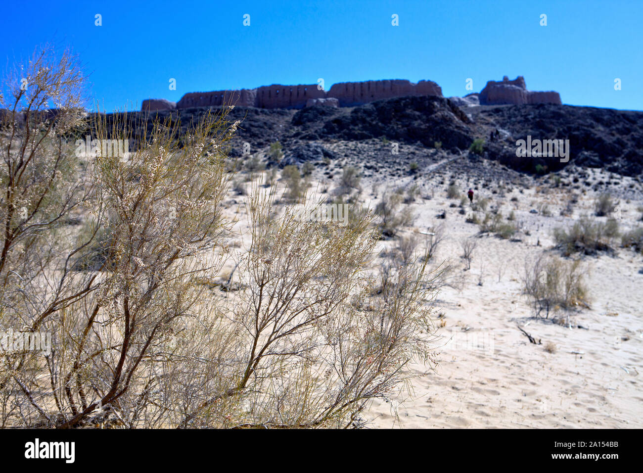 Ayaz Kala fortress ancient Khorezm, in the Kyzylkum desert in ...