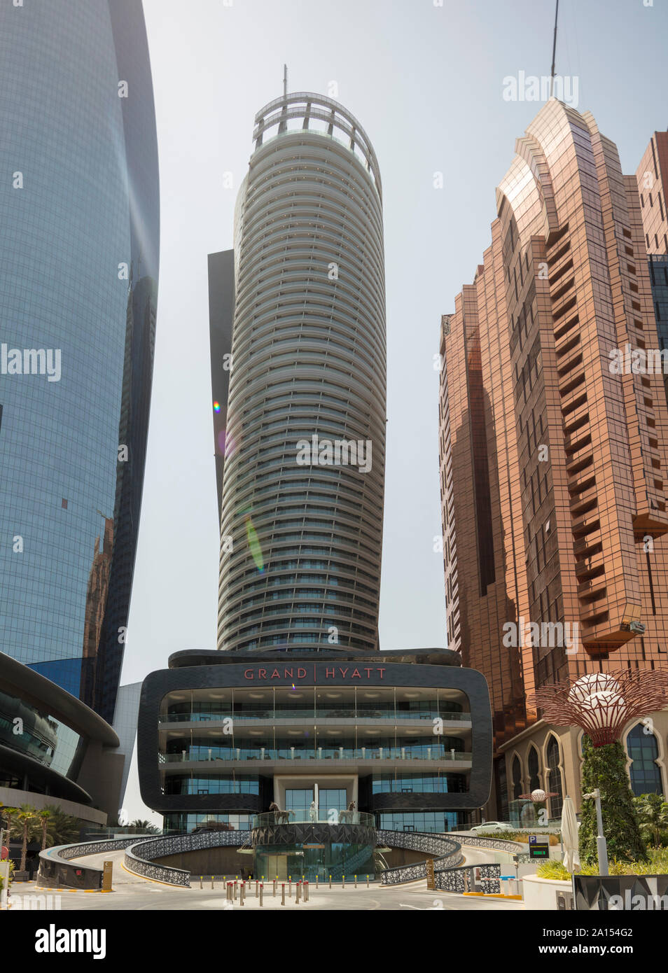 exterior, Grand Hyatt Abu Dhabi hotel and residences, United Arab ...