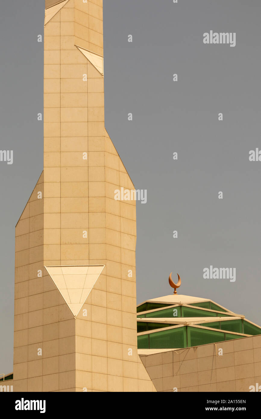 Al-Aziz Mosque, Abu Dhabi, United Arab Emirates Stock Photo - Alamy