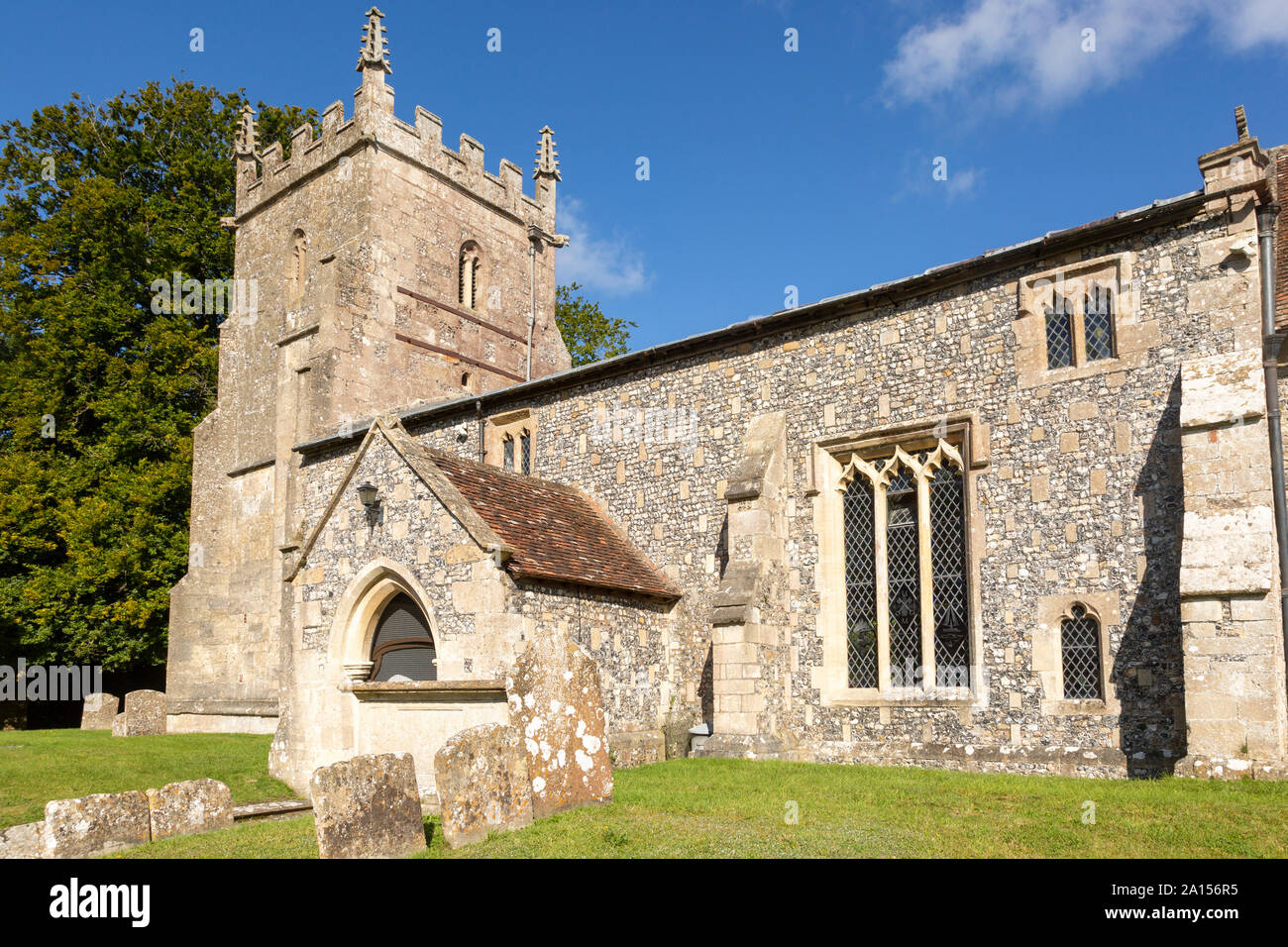 Village parish church of Saint Peter, Milton Lilbourne, Vale of Pewsey ...