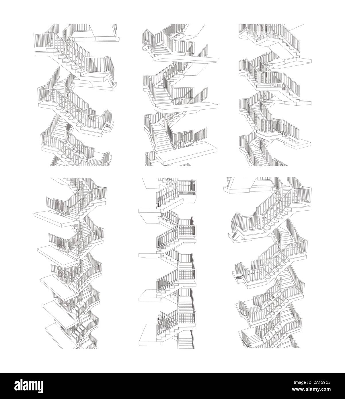 Floor plan staircase Stock Vector Images - Alamy