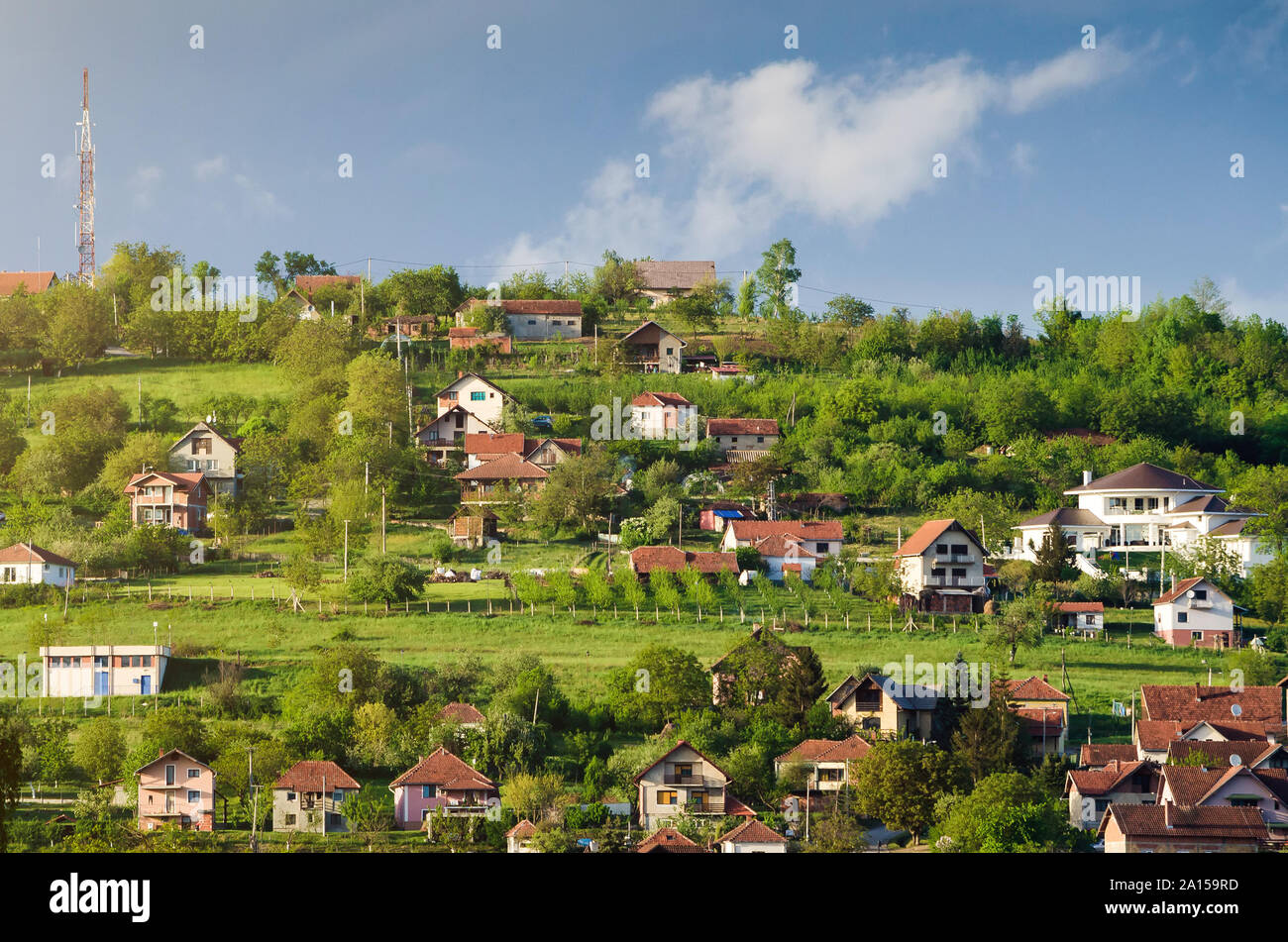 Rural settlement hi-res stock photography and images - Alamy