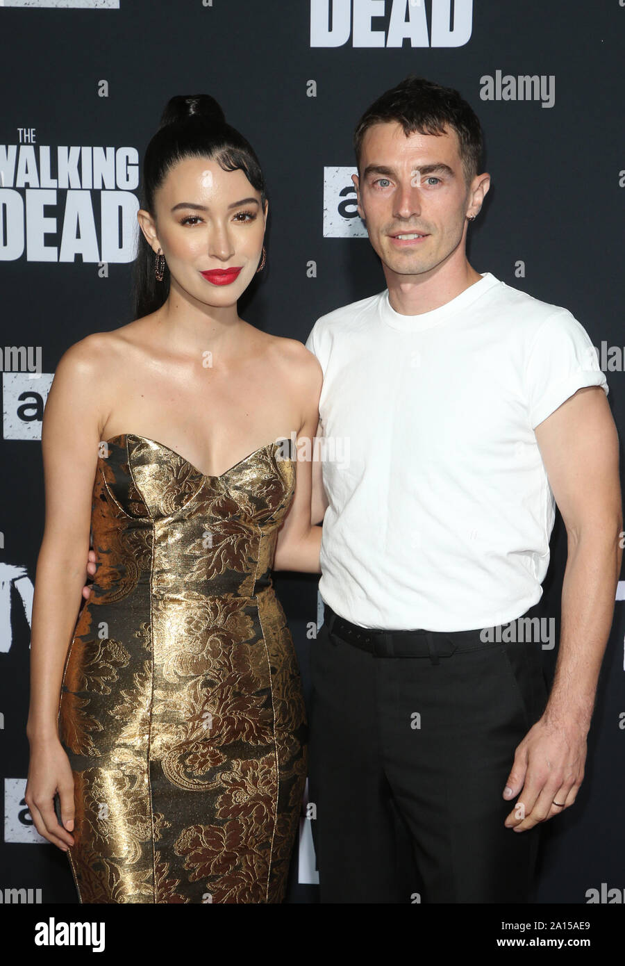 HOLLYWOOD, CA - SEPTEMBER 23: Christian Serratos, David Boyd, at The ...