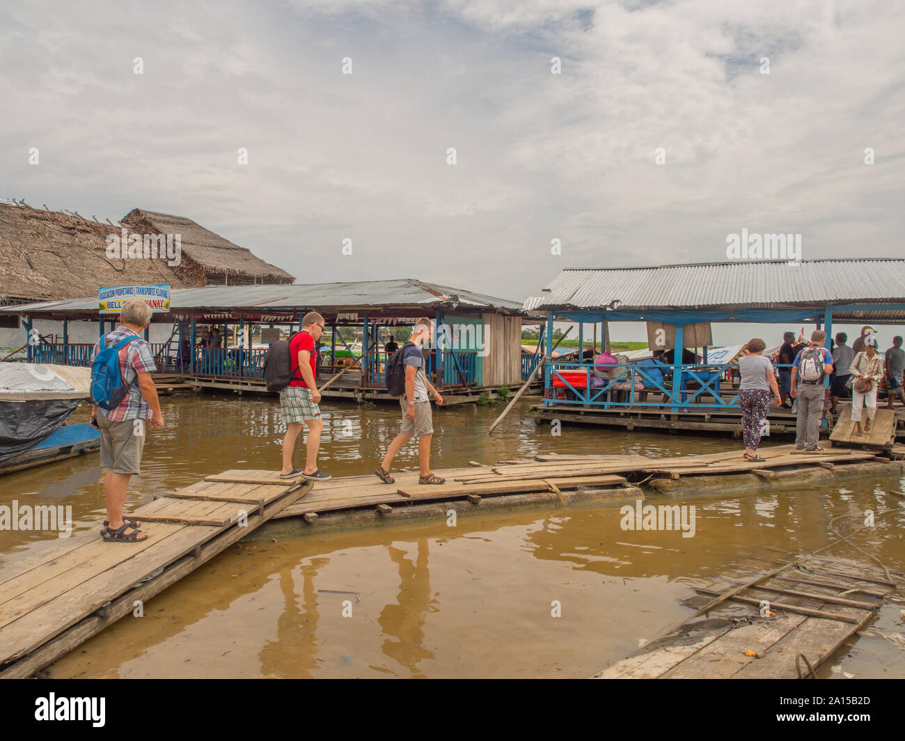 Bellavista, Peru - Sep22, 2017: Bellavista port of Amazon river in ...
