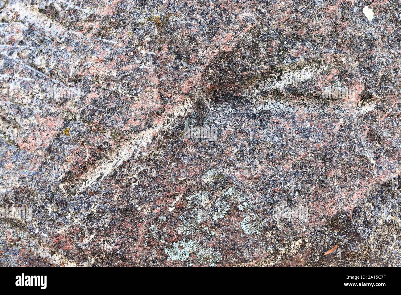Granite stone texture in a detailed close of view in high resolution ...