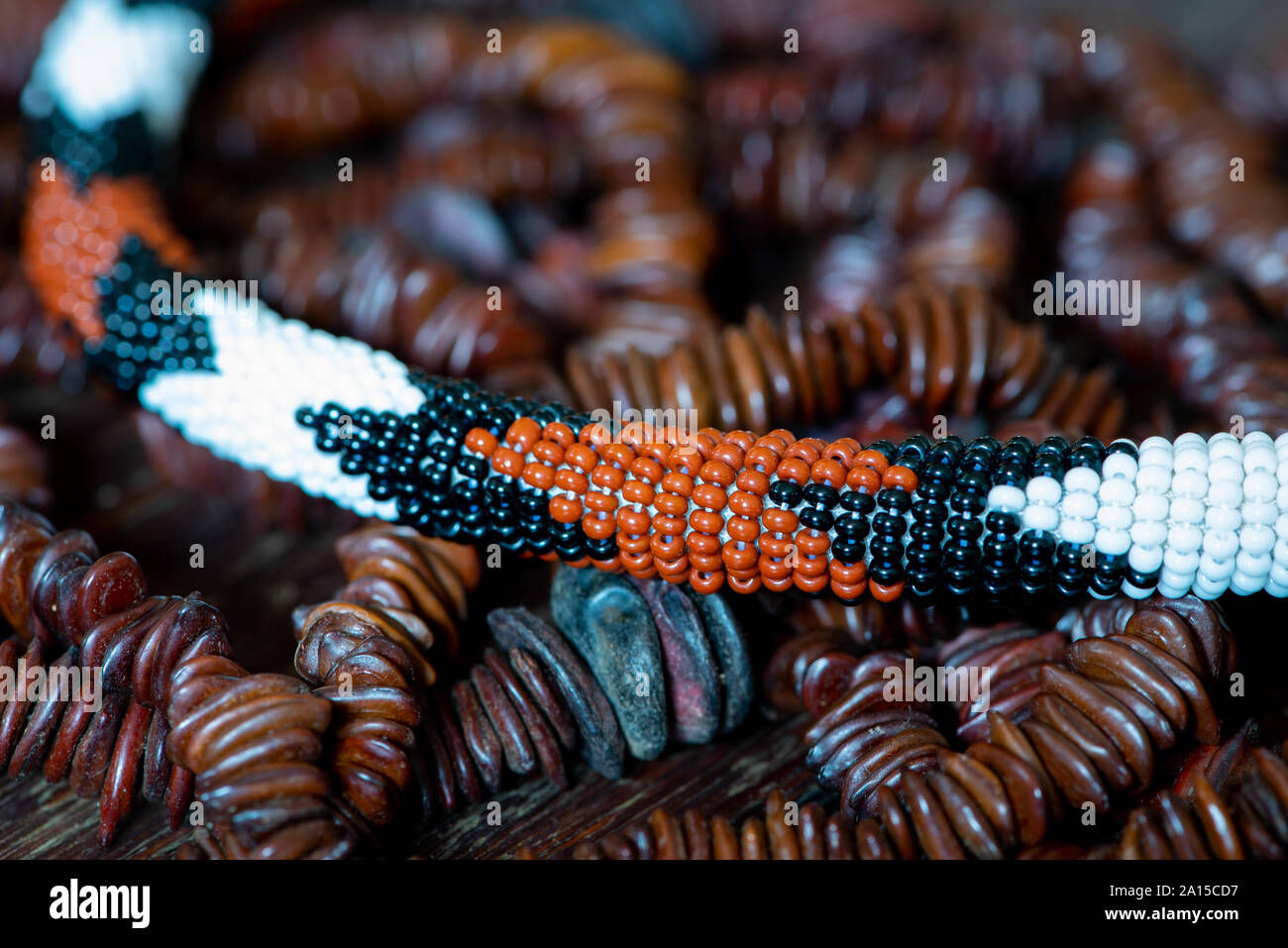 African beaded necklace hi-res stock photography and images - Alamy
