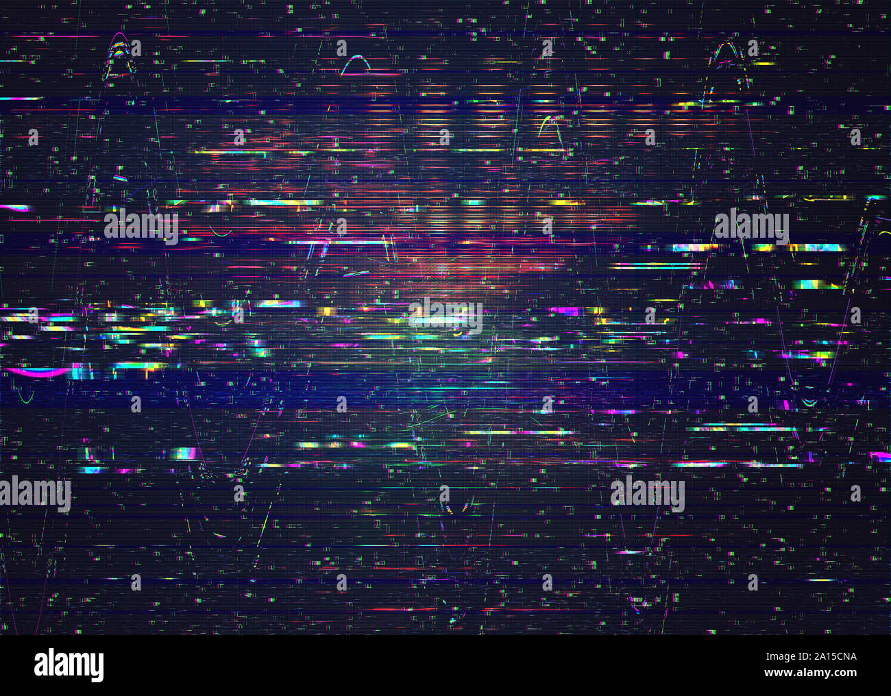 Grunge glitchy texture with tv screens as abstract background Stock ...