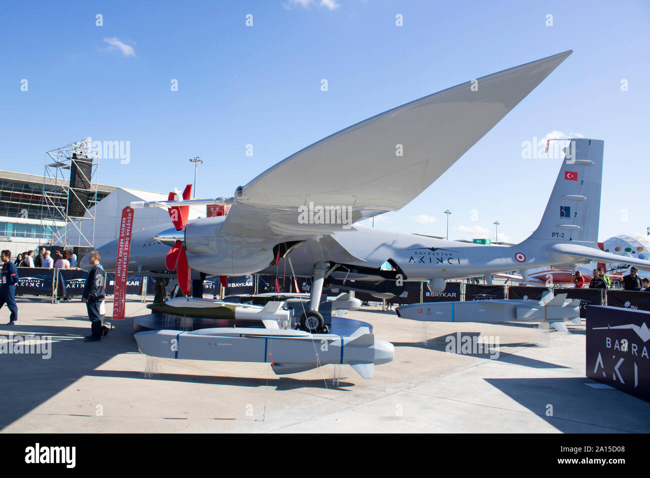 Istanbul, Turkey - September-22,2019: Turkish made unmanned aerial ...