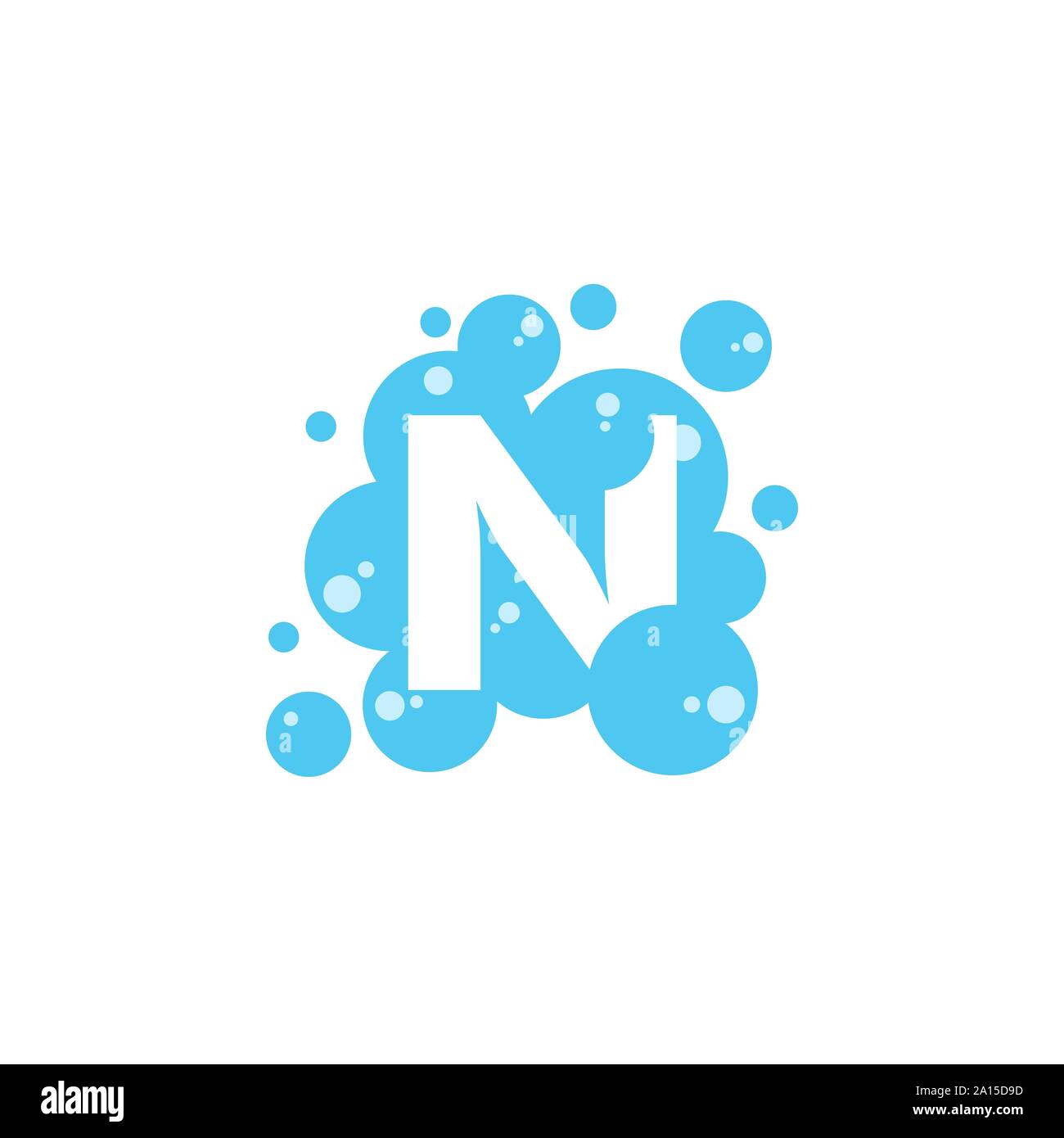 N Bubble Letters