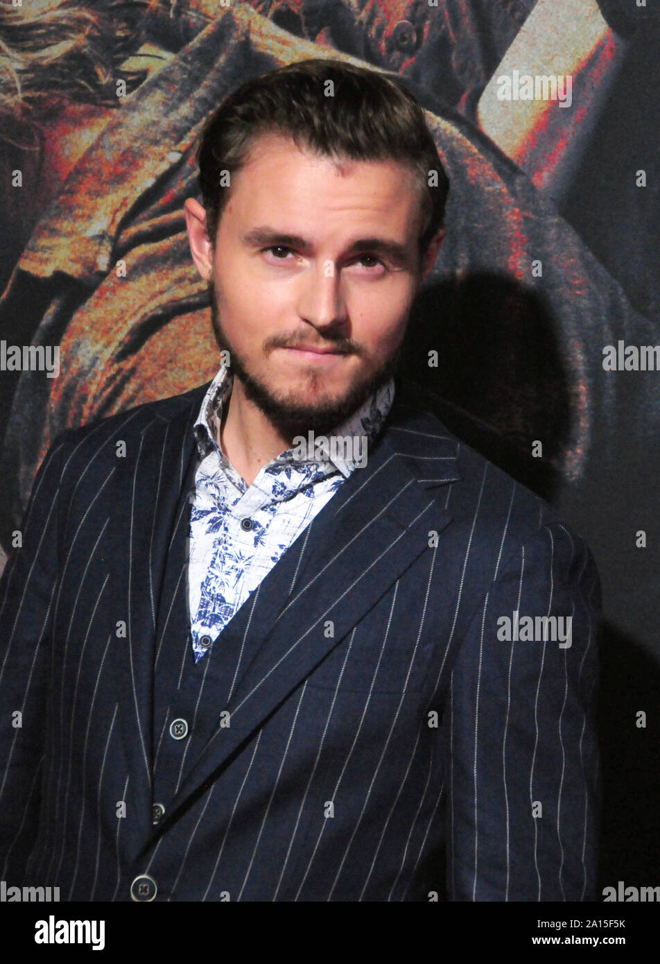 Hollywood, California, USA 23rd September 2019 Actor Callan McAuliffe ...