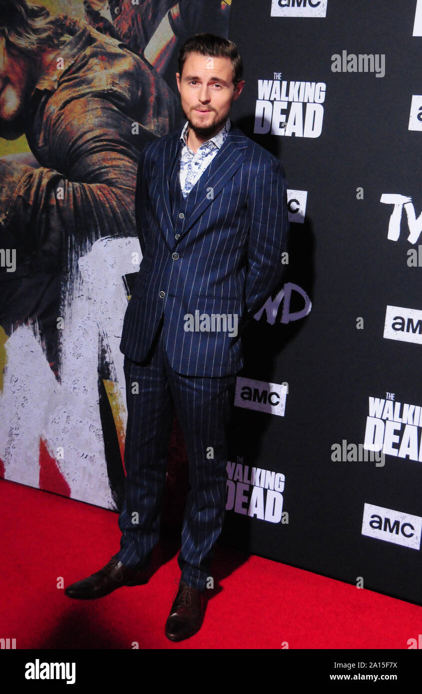 Hollywood, California, USA 23rd September 2019 Actor Callan McAuliffe ...