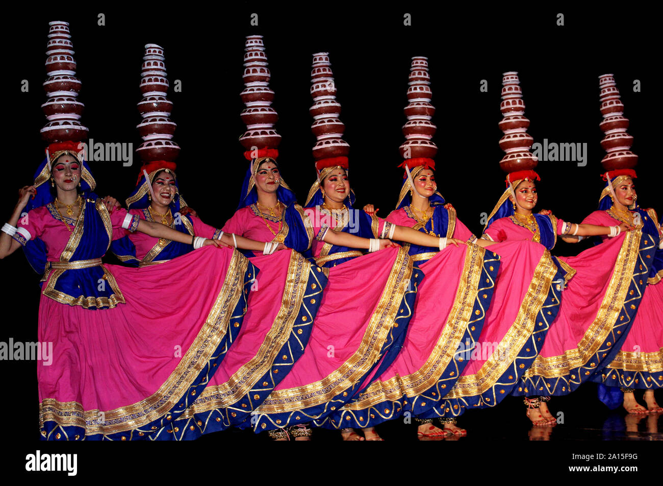 Traditional Indian Dancers Stock Photo - Alamy