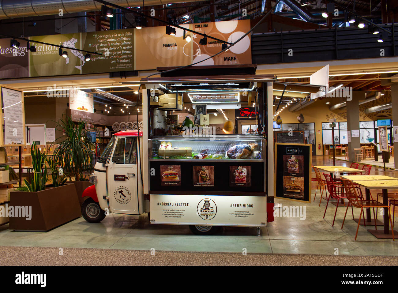 Bologna / Italy - August 30, 2019: Fico Eataly World. Fico is a largest ...
