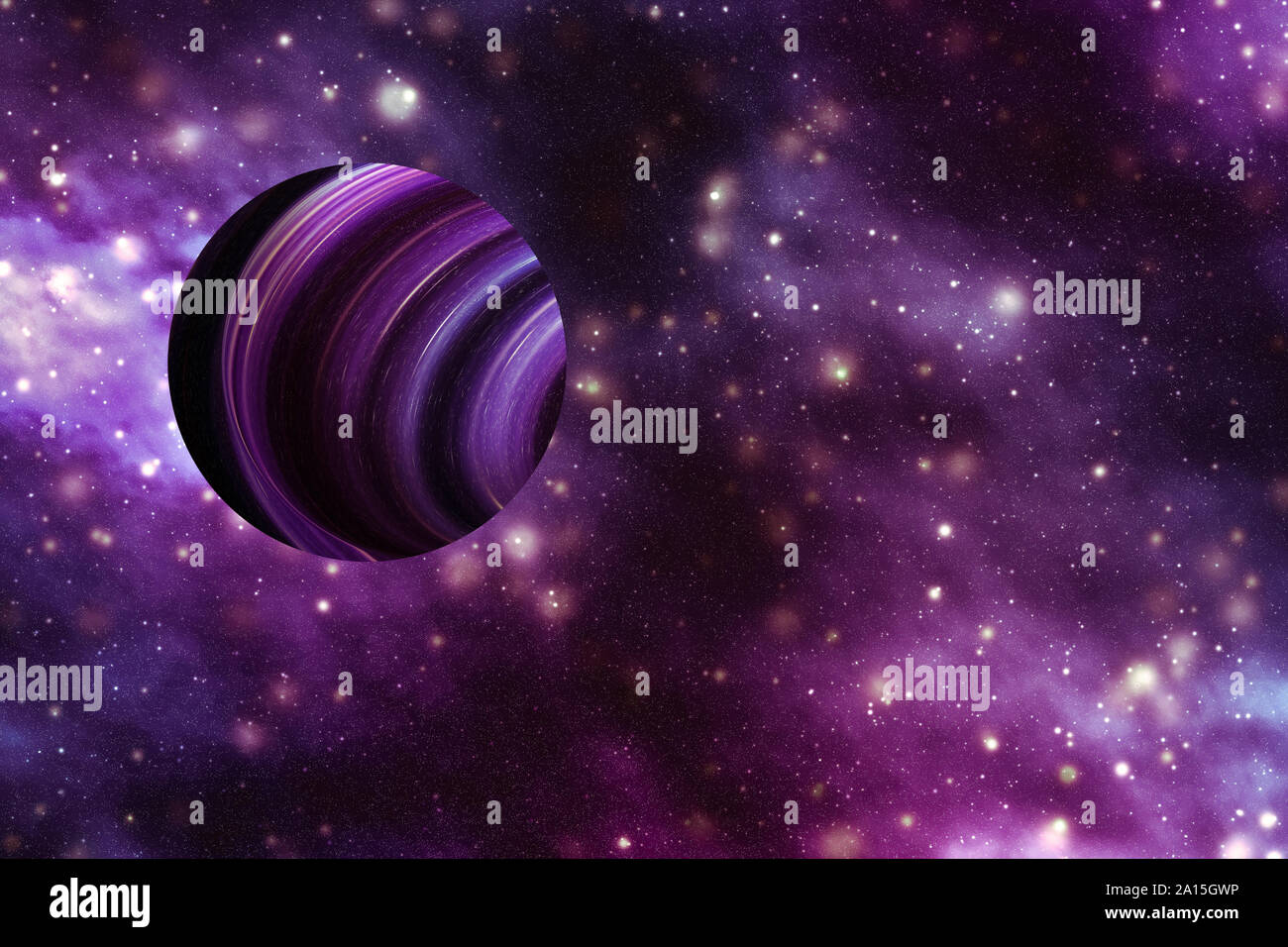 Discovery in astronomy, cosmic abstract and future technology concept ...