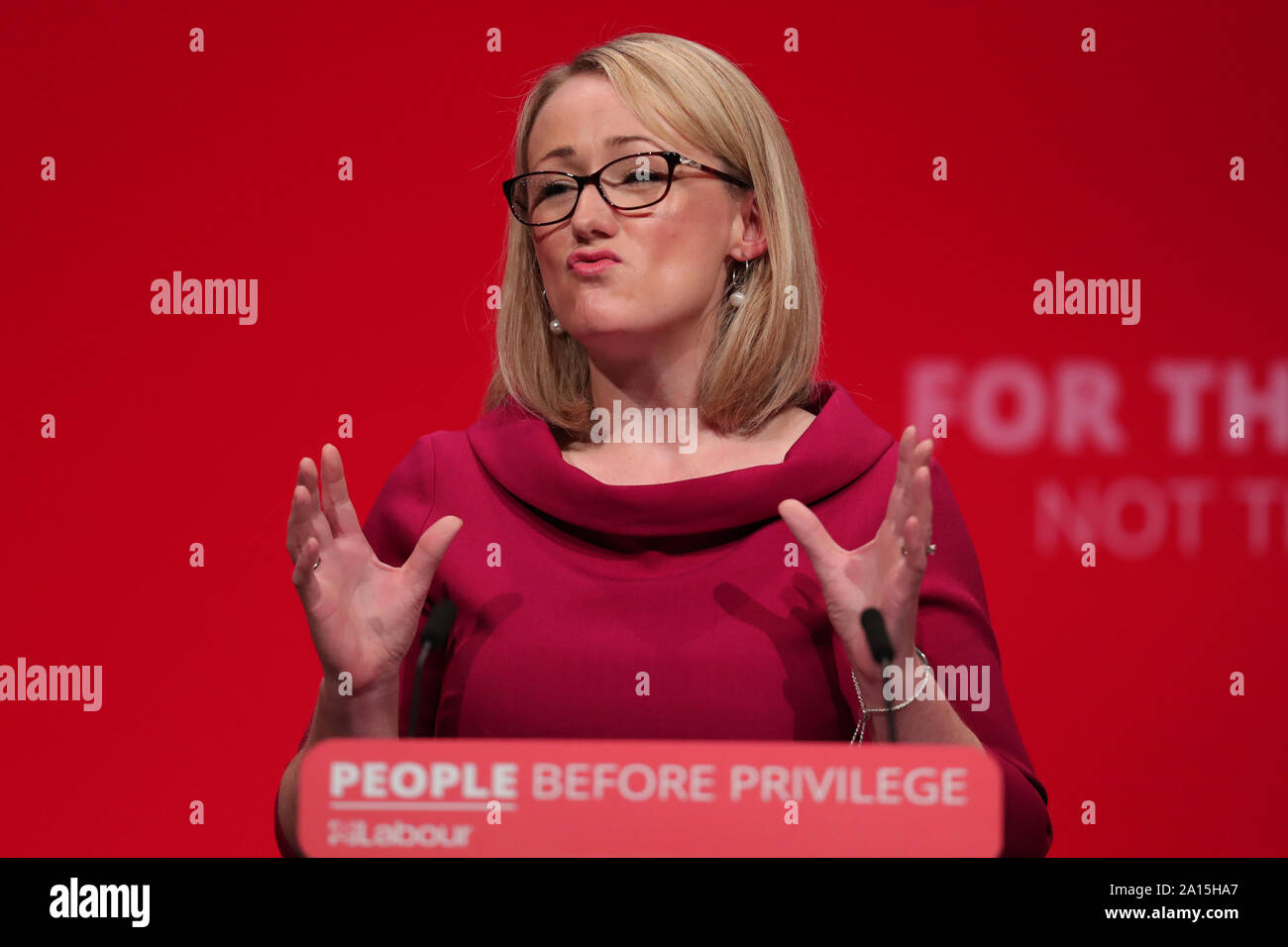 REBECCA LONG-BAILEY, 2019 Stock Photo - Alamy