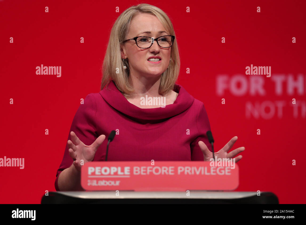 REBECCA LONG-BAILEY, 2019 Stock Photo - Alamy