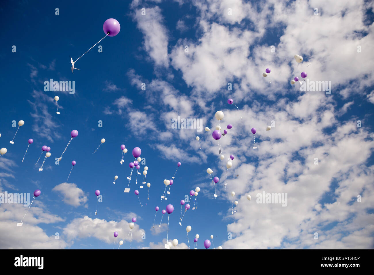 Pink and white sky hi-res stock photography and images - Alamy