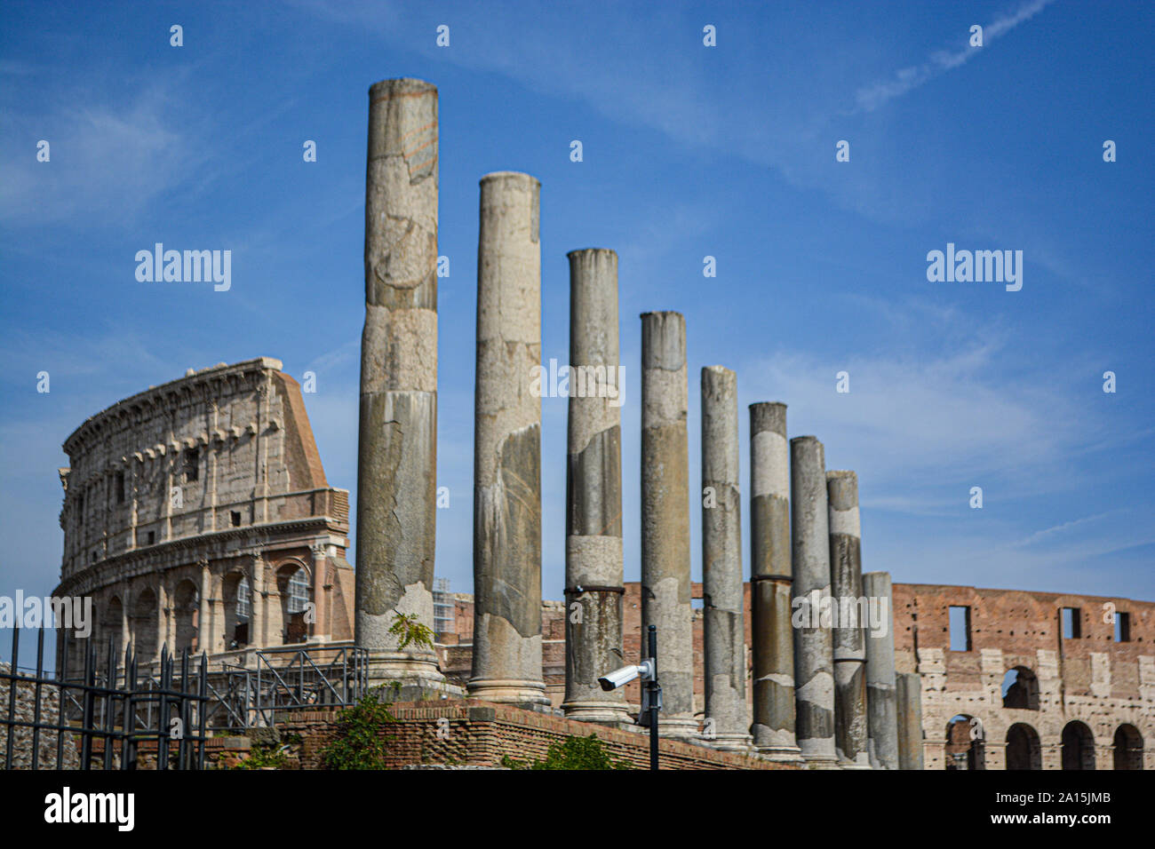 The ancient "Forum Romanum" in Rome in Italy Stock Photo - Alamy