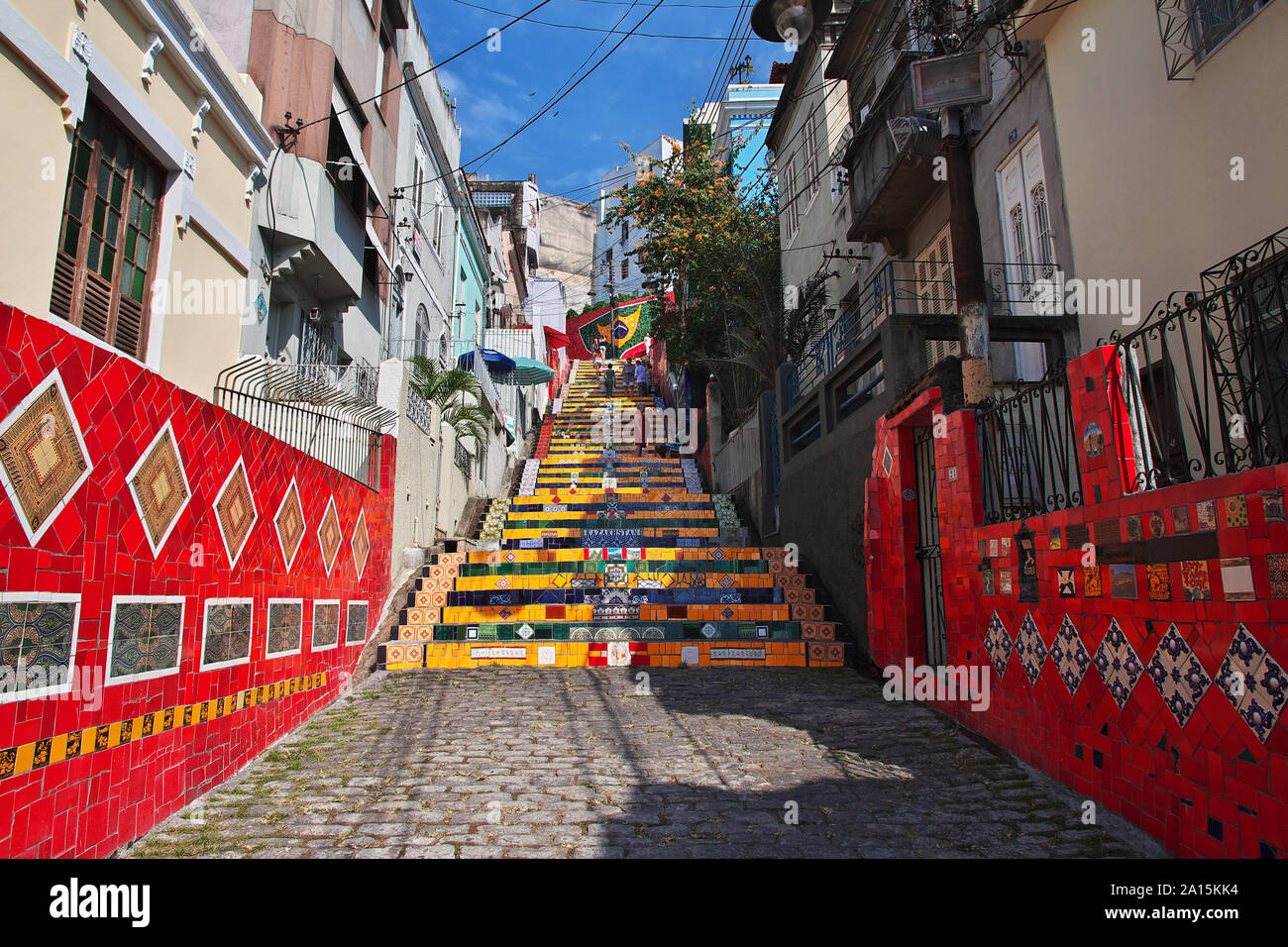 Rio de Janeiro / Brazil - 07 May 2016: Selaron Steps in Rio de Janeiro ...