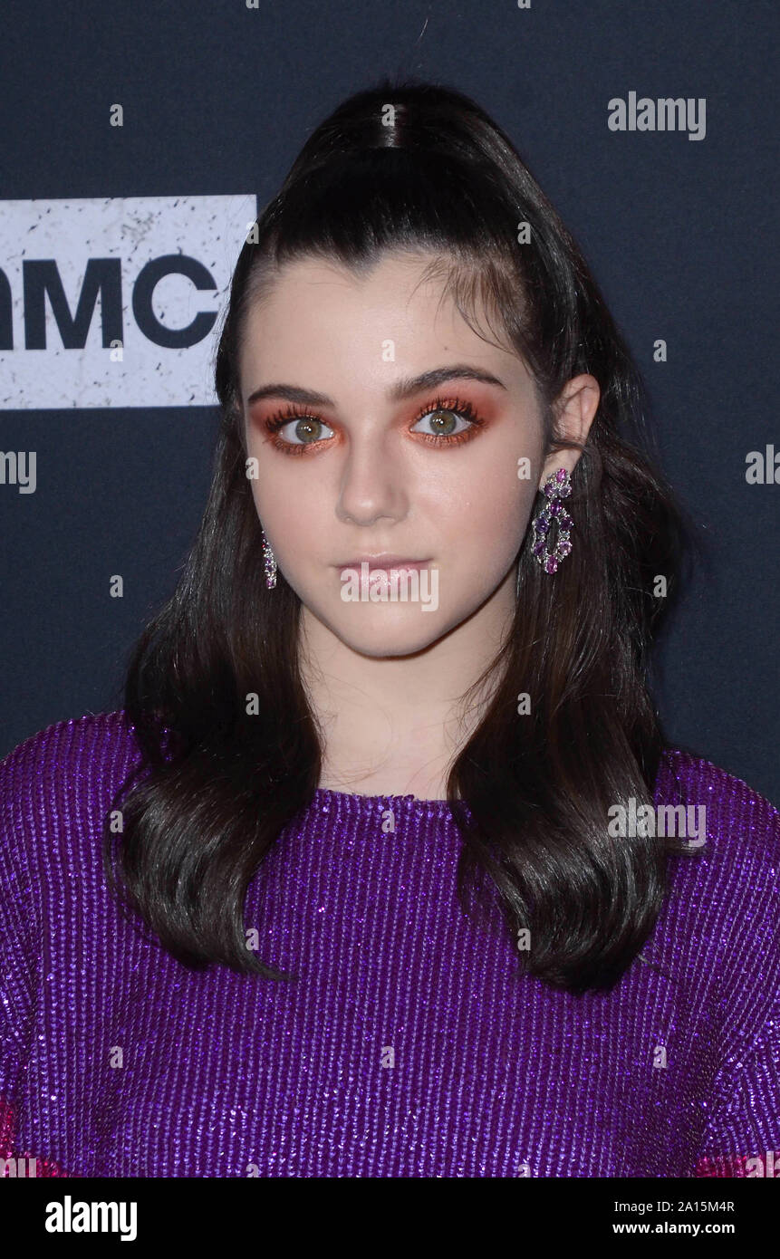 HOLLYWOOD, CA - SEPTEMBER 23: Alexa Nisenson at The Walking Dead Season ...