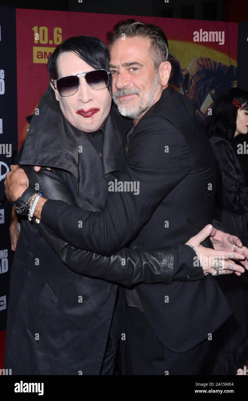 Marilyn manson jeffrey dean morgan hi-res stock photography and images ...