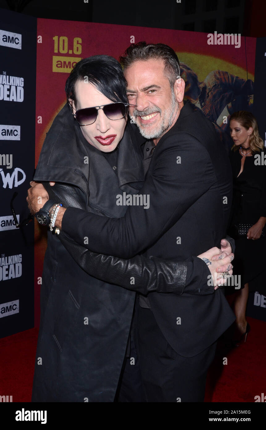 HOLLYWOOD, CA - SEPTEMBER 23: Marilyn Manson, Jeffrey Dean Morgan at ...