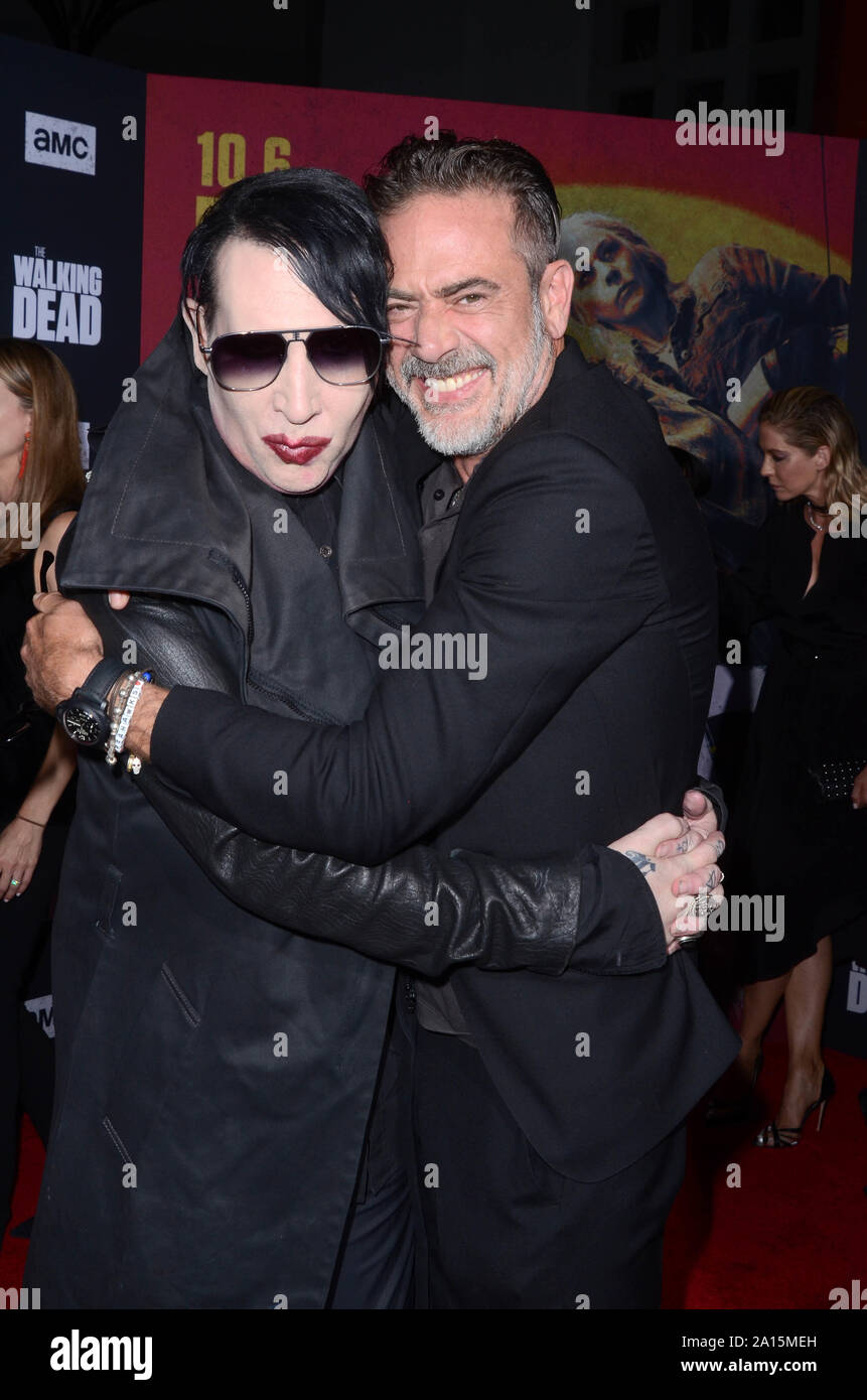 HOLLYWOOD, CA - SEPTEMBER 23: Marilyn Manson, Jeffrey Dean Morgan at ...