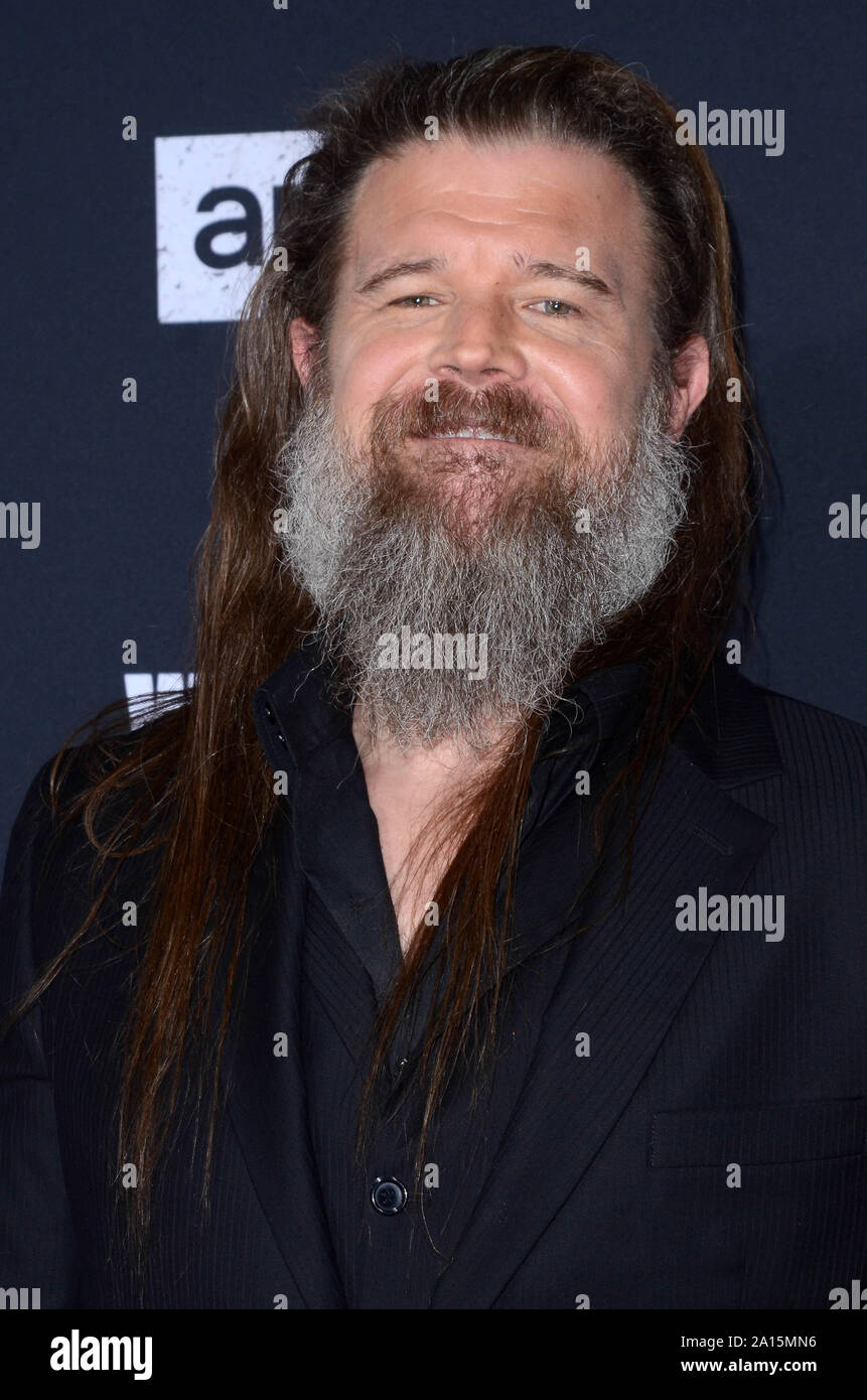 Hollywood, Ca. 23rd Sep, 2019. Ryan Hurst at The Walking Dead Season 10 ...